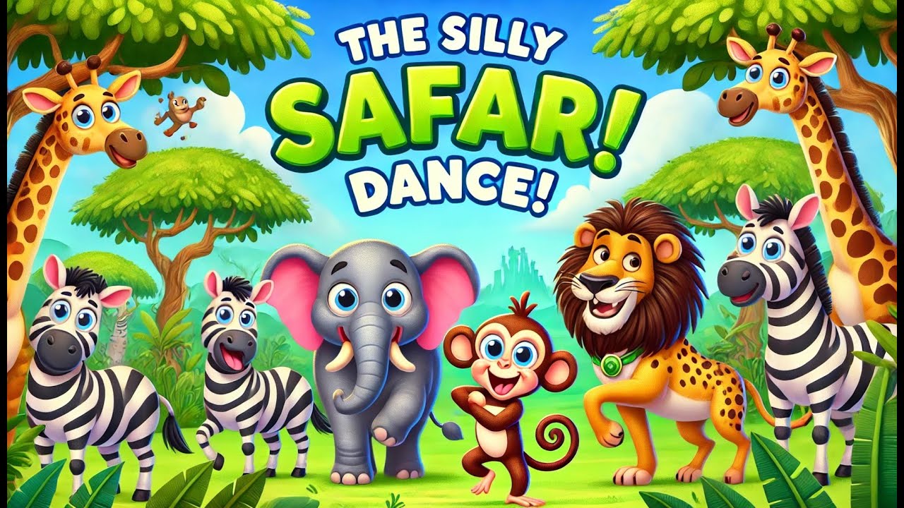Silly Safari Dance | Amazing Jungle Animals Show Off Their Dance Moves ...