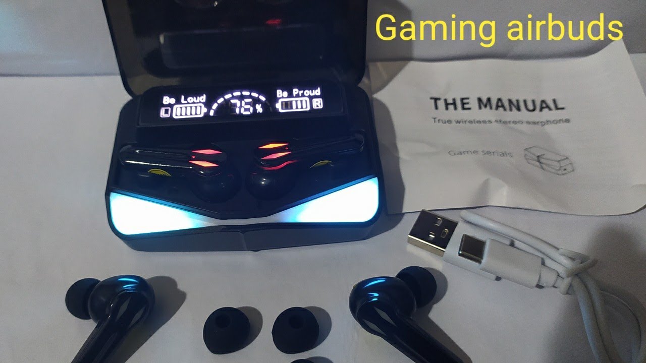 Gaming Tws M28 Air Buds - YouTube