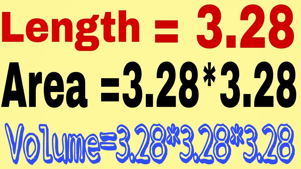 How To Convert Length Into Area And Volume YouTube how-to-convert-length-into-area-and-volume-youtube