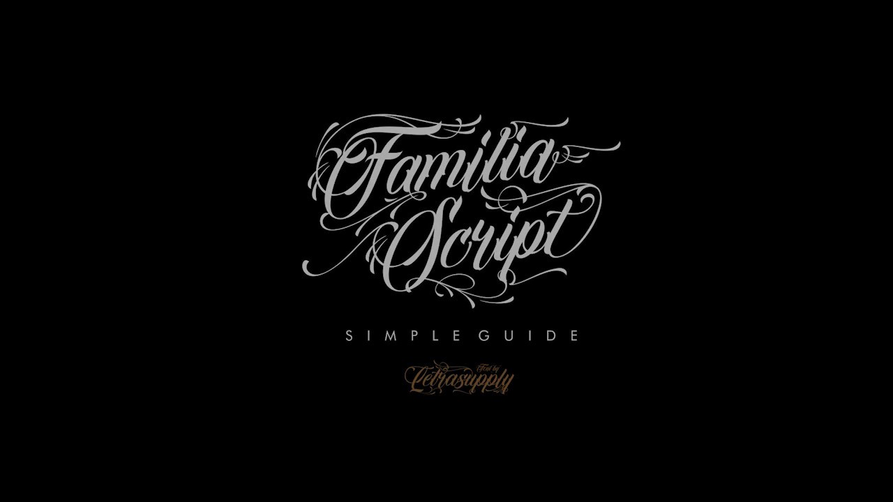 Familia Script Guide - YouTube