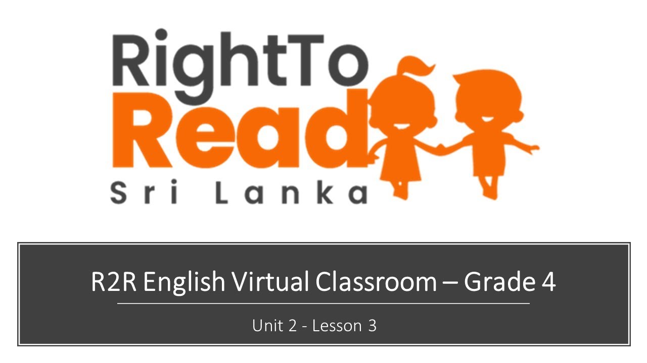 R2R English Virtual Classroom - Grade 4 – Unit 2 – Lesson 3 - YouTube