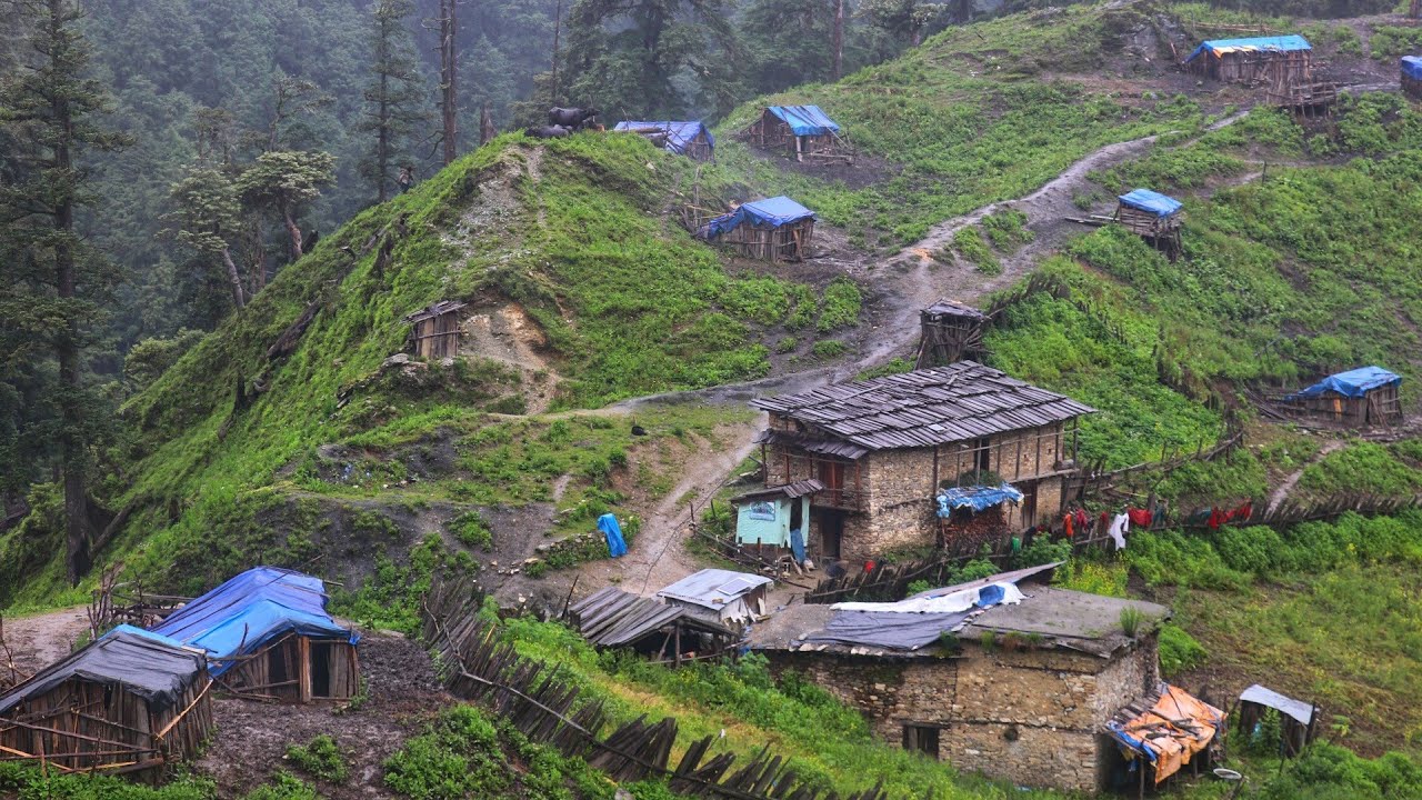 Best Nepali Himalayan Village Completion Video||Real Lifestyle Of ...