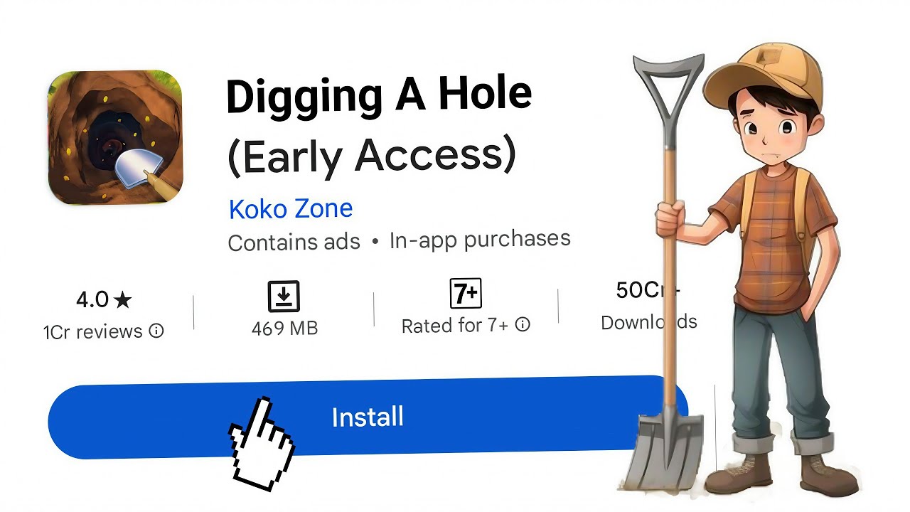 I FOUND "BEST" SECRET DIGGING A HOLE GAME ON PLAYSTORE 🤯 - YouTube