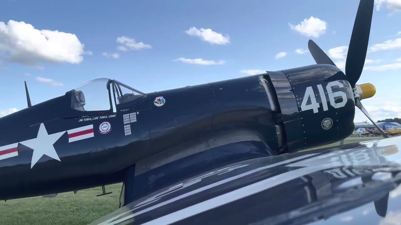 Baa Baa Black Sheep Action at AirVenture - YouTube