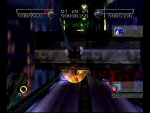 Shadow the Hedgehog (GC) - stage 5, space gadget (normal mission, A ...