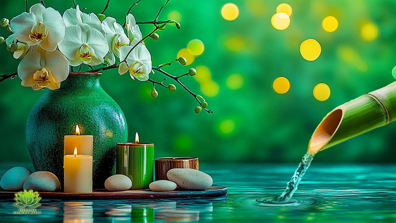 Beautiful Relaxing Piano & Deep Sleeping Music - Water Sounds ...