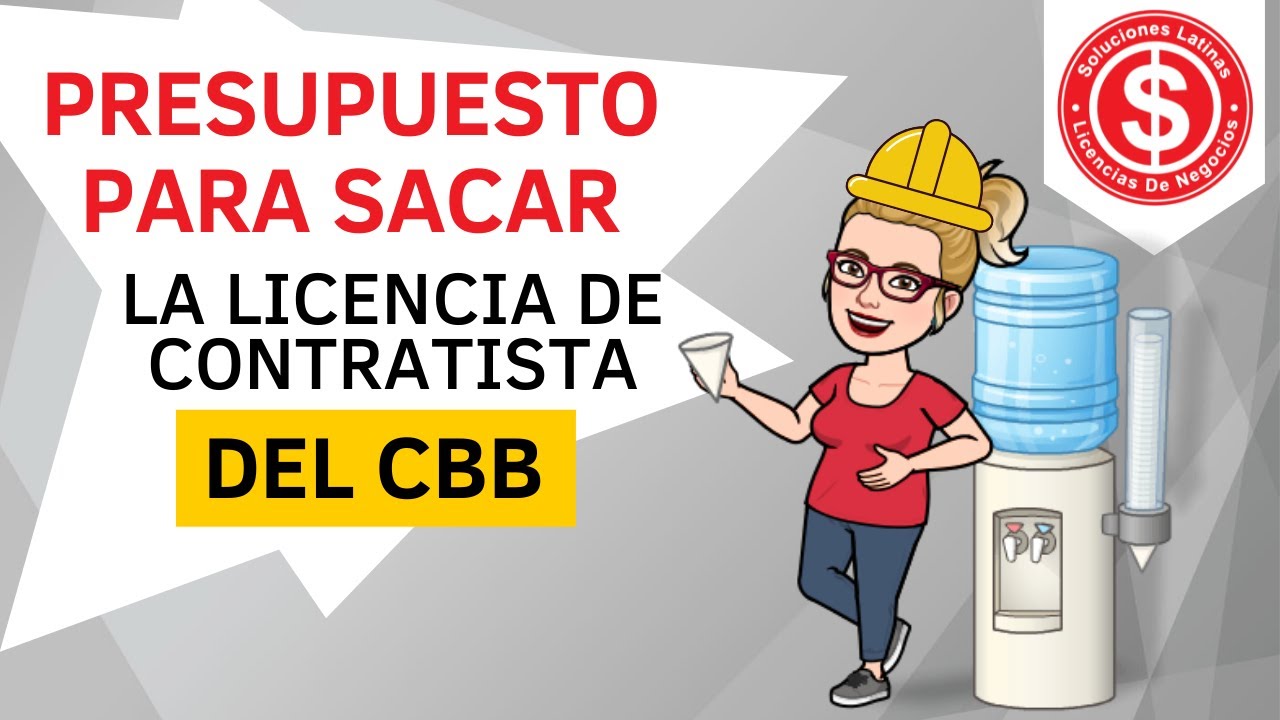 Presupuesto para sacar la licencia del Contratista CCB - YouTube