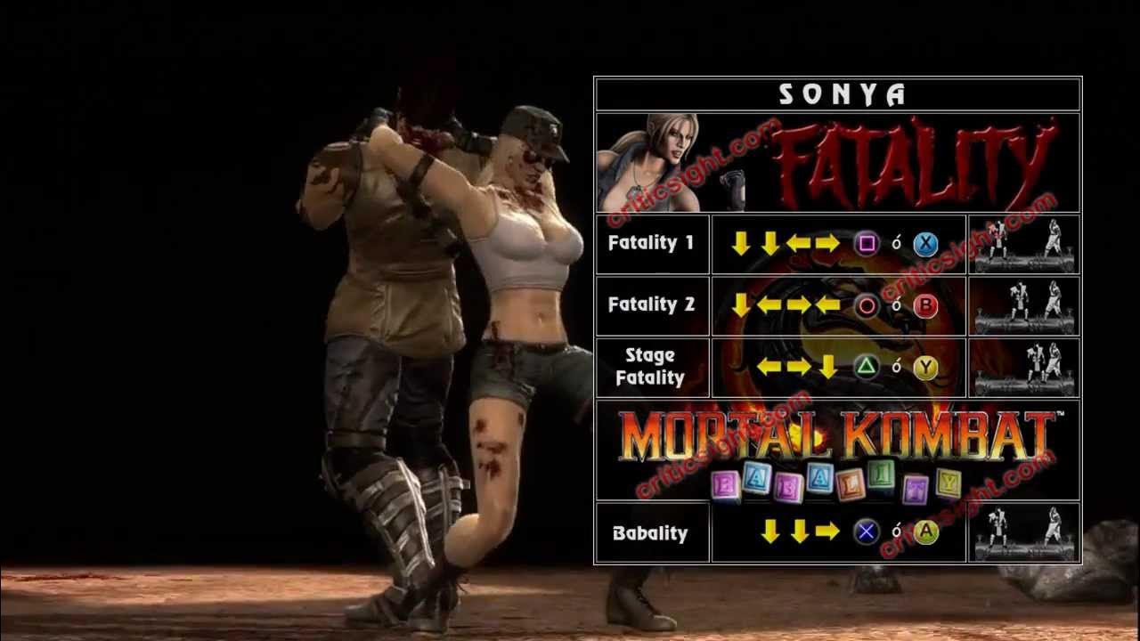 Guia: Como Hacer Todos los Fatalities de Mortal Kombat 9 - YouTube