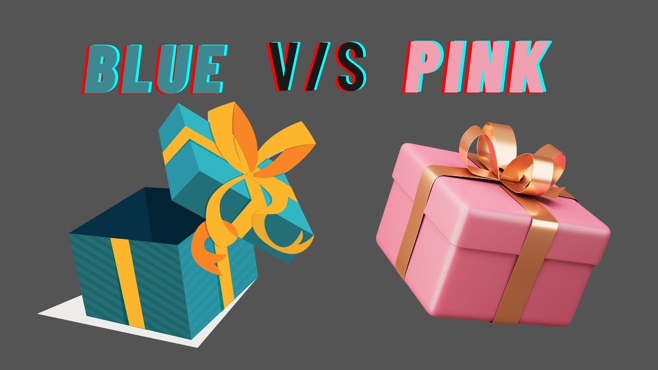 PINK vs BLUE CHALLENGE - YouTube