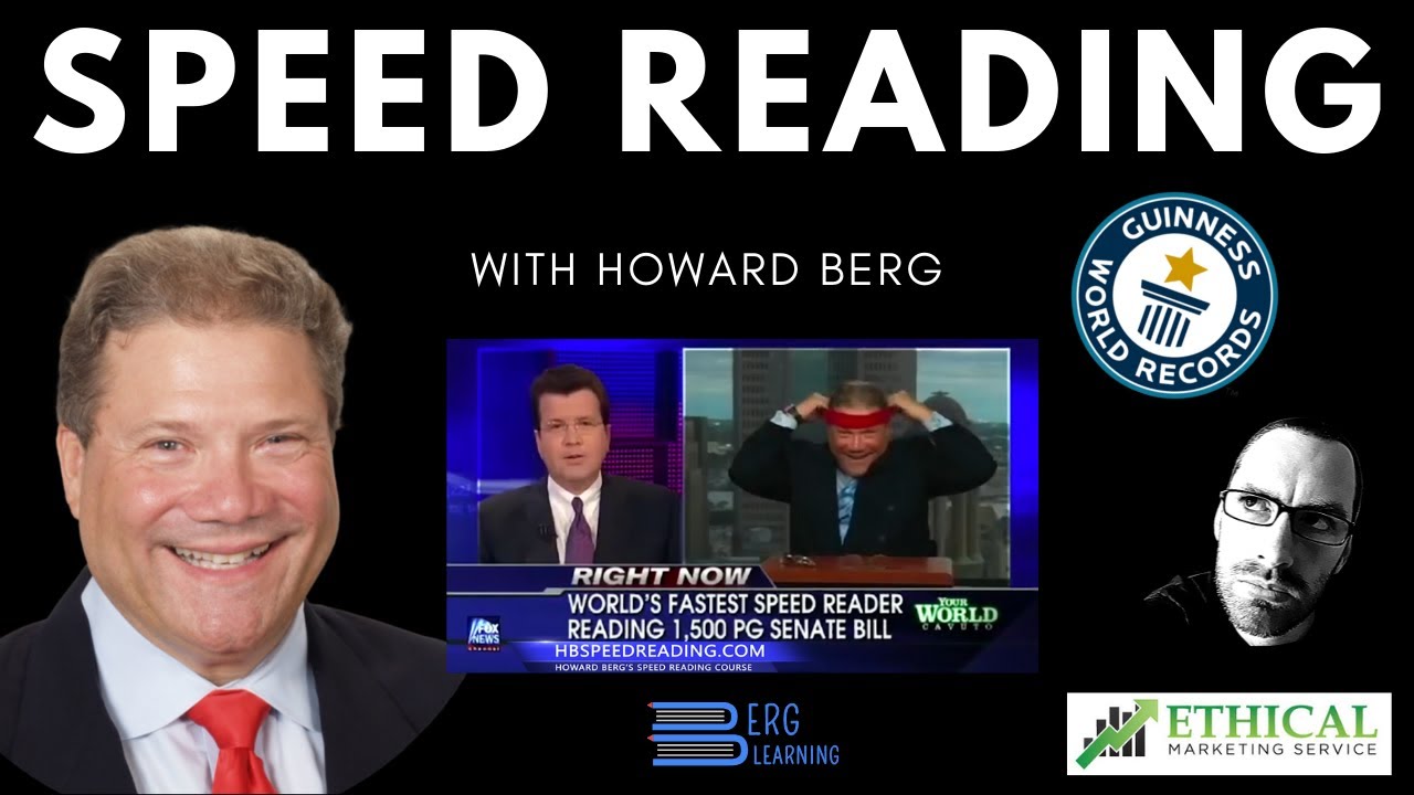 #149 - Speed Reading With Howard Berg - YouTube