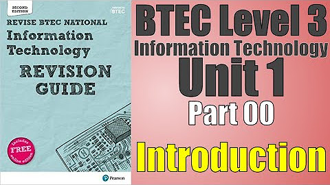 BTEC Level 3 IT - Unit 1 - Information Technology Systems - Exam ...