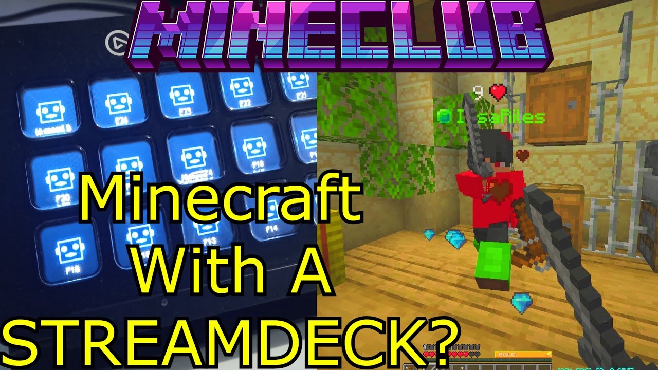 I Played MINECRAFT With A STREAMDECK - YouTube