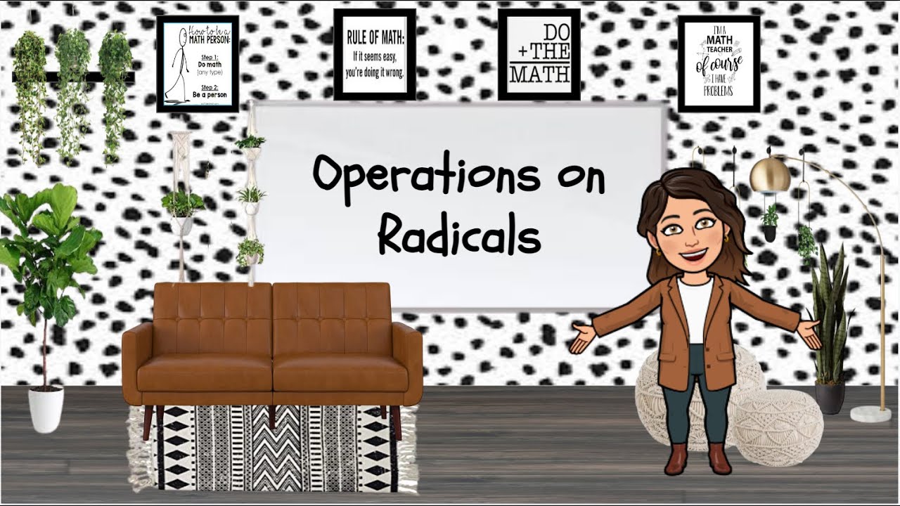 Algebra 1| Operations on Radicals - YouTube