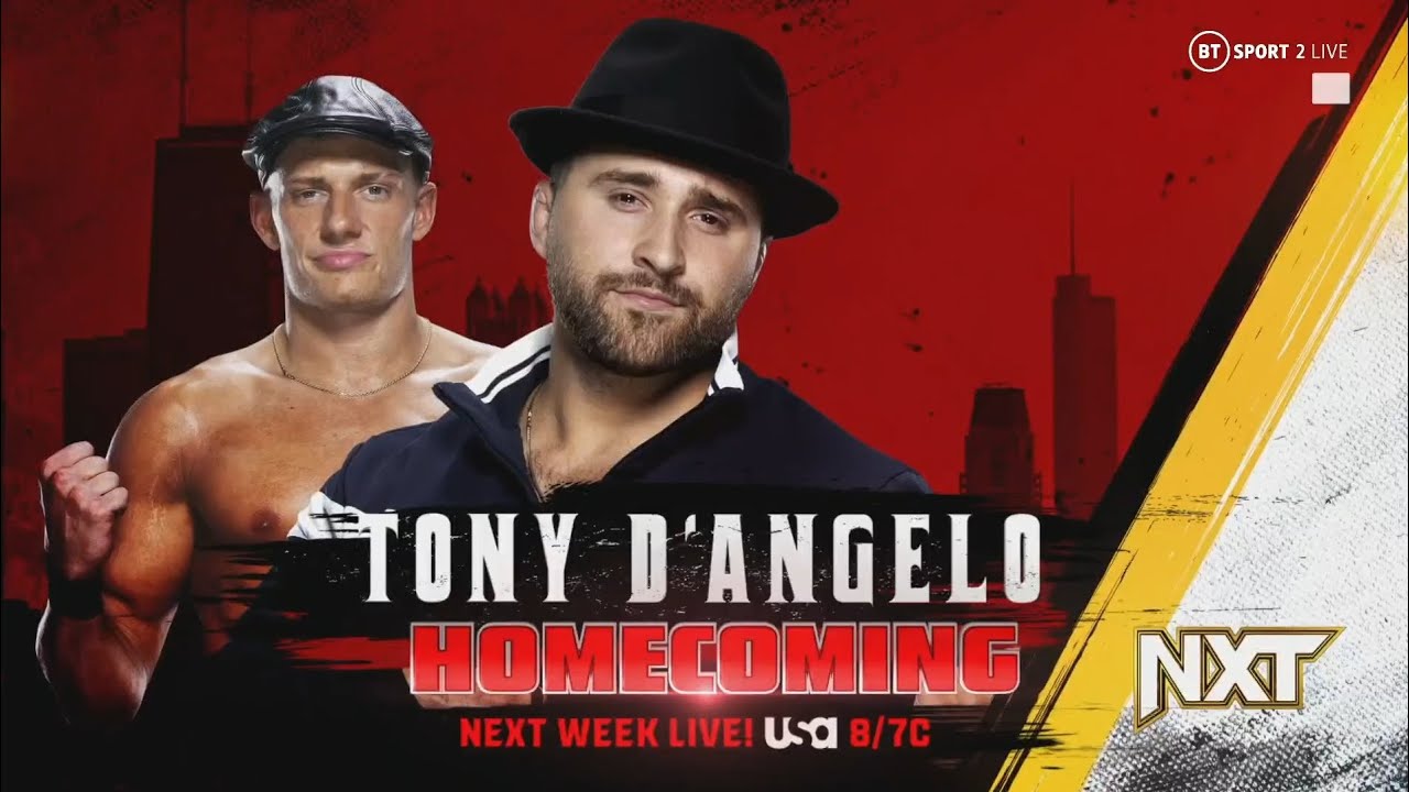 FULL SEGMENT: Tony D'Angelo Homecoming | WWE NXT 18/7/23 - YouTube