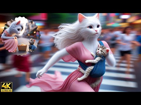 White Cat Woman's ASTONISHING Story of Hope#aicat#story#cat#kitten#sad ...