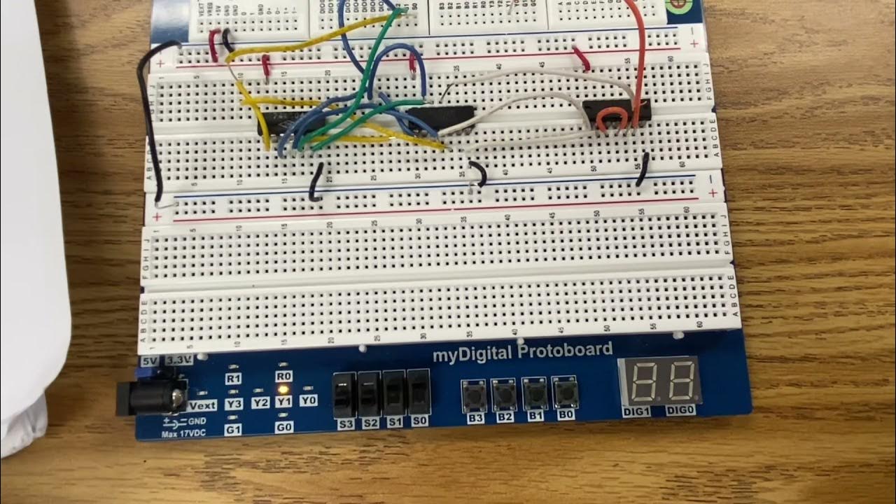 2.1.4 Logic Implementation | Breadboard Circuit - YouTube