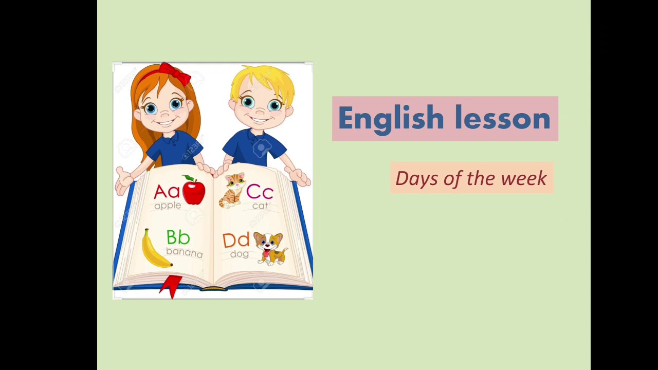 English Lesson For 1st Grade Days Of The Week YouTube English Lesson For 1st Grade Days Of The Week YouTube