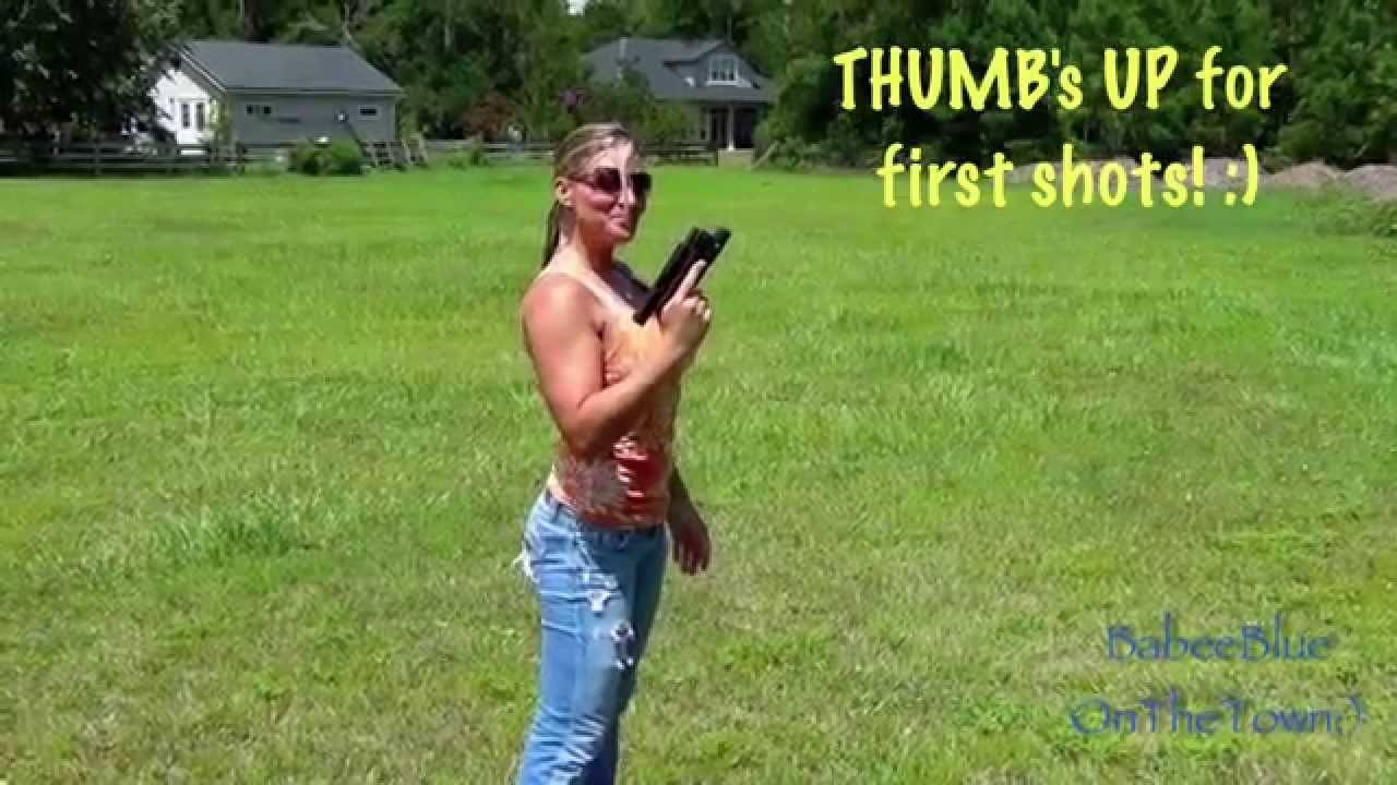 ONE GIRL SHOOTING the GLOCK 19 for the FIRST TIME! GIRLS AND GUNS ...