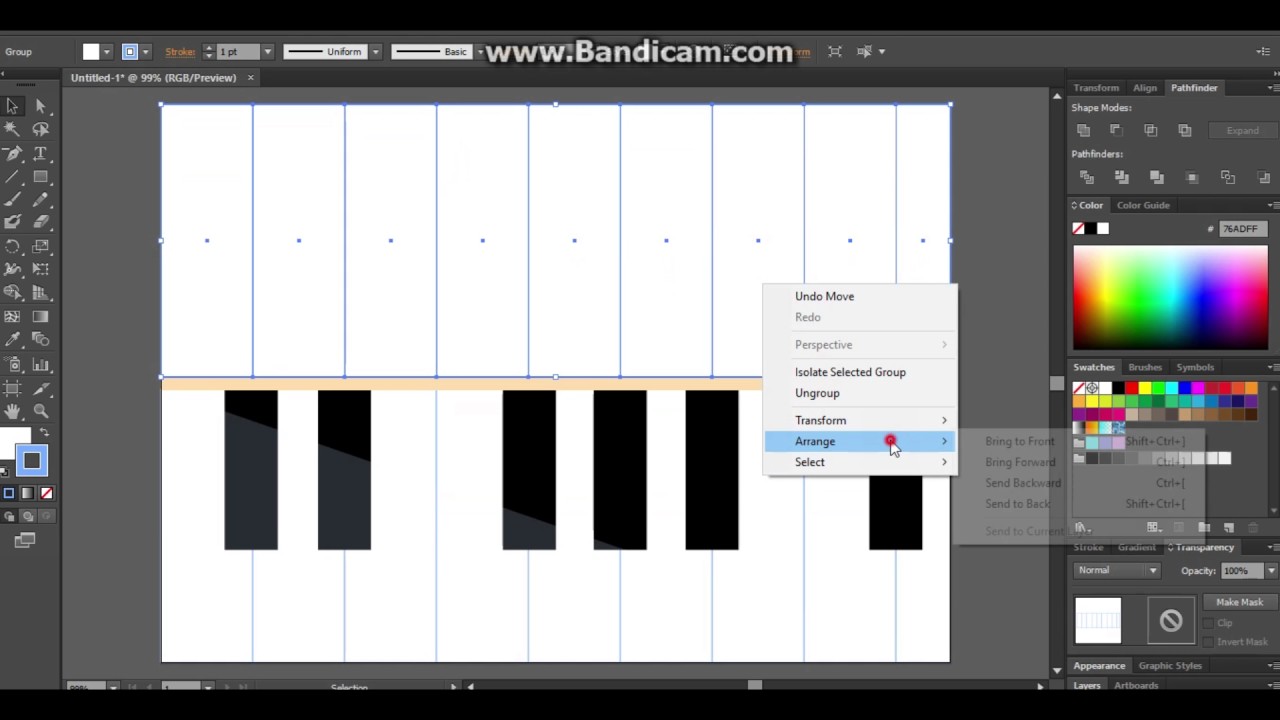 illustrator piano 5 minute - YouTube