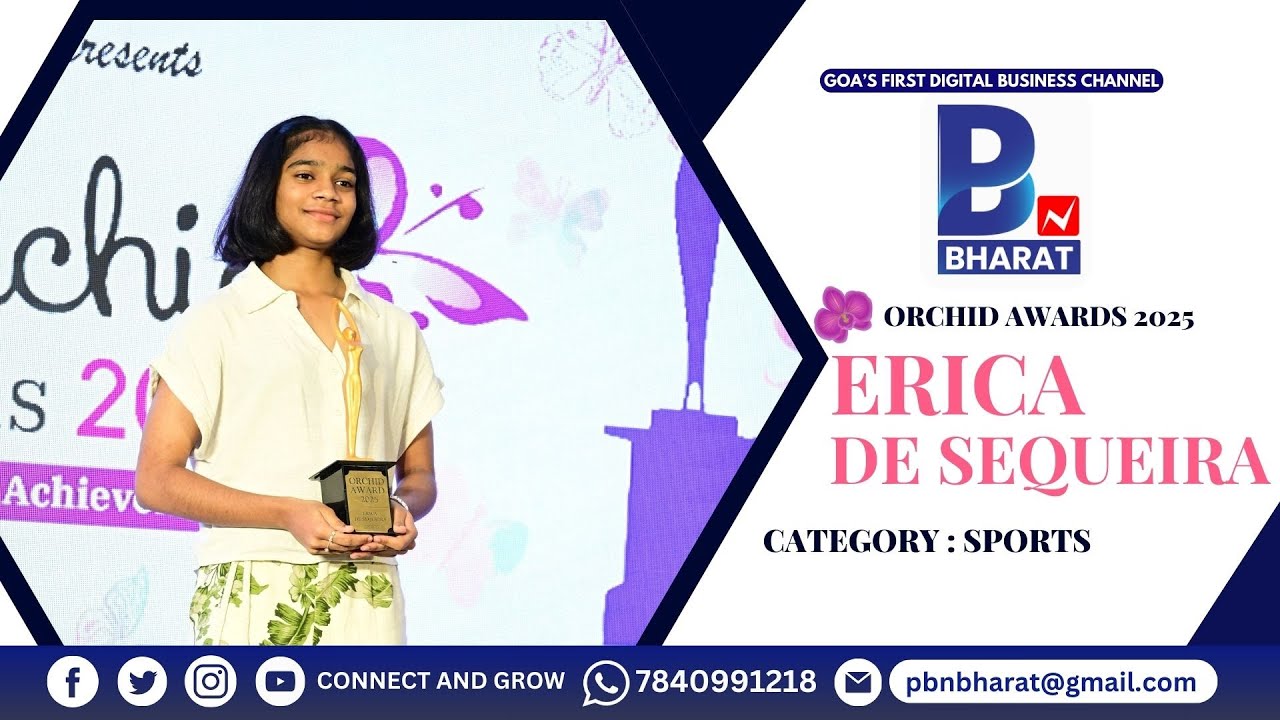Erica De Sequeira Wins Sports Award | Orchid Awards 2025 - YouTube