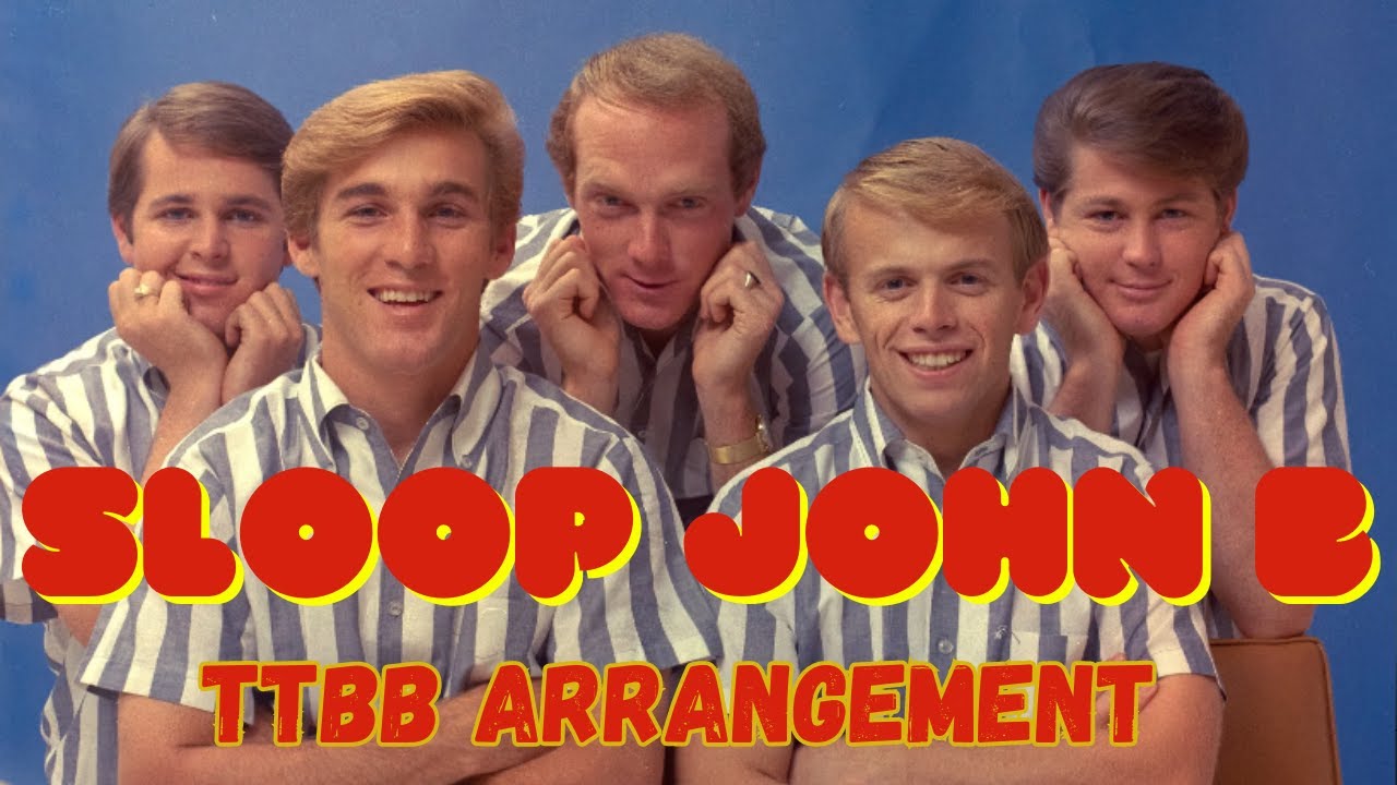 Sloop John B TTBB arrangement by Dan Bennett SCROLLING SCORE - YouTube