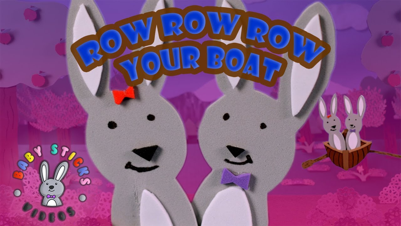 Row Row Row Your Boat Song | Baby Sticks Videos | Buddy and Charlotte ...