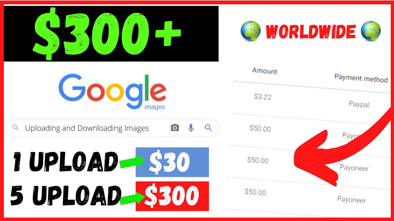 Make $300 Uploading and Downloading Google Images (Make Money Online ...
