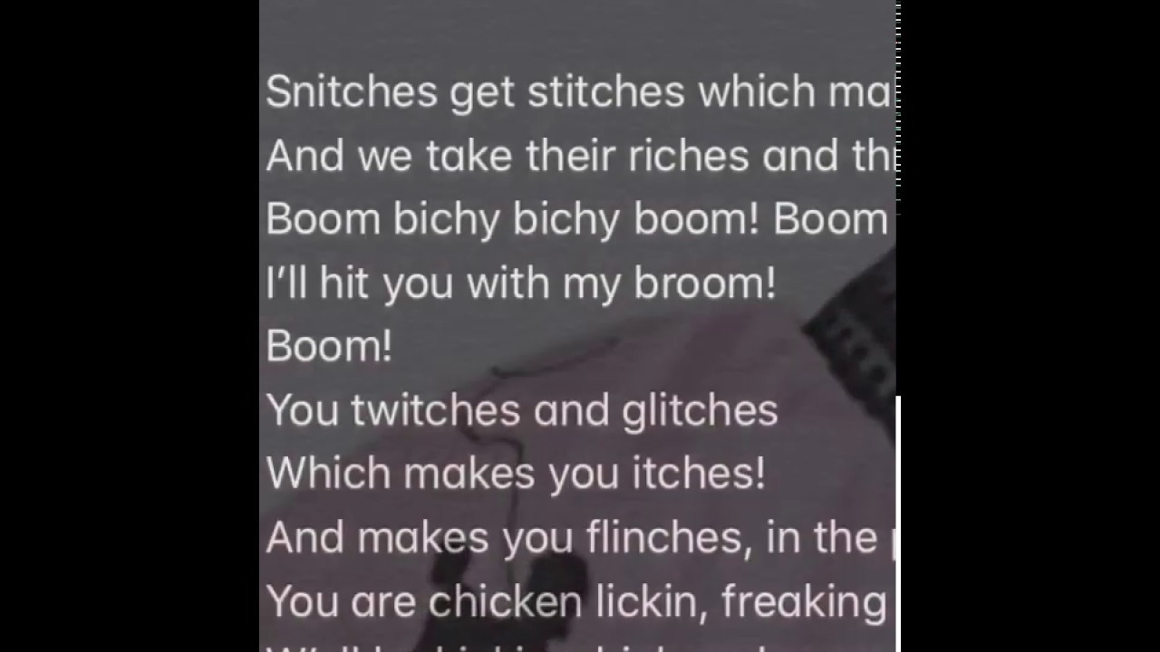 the snitch song - YouTube