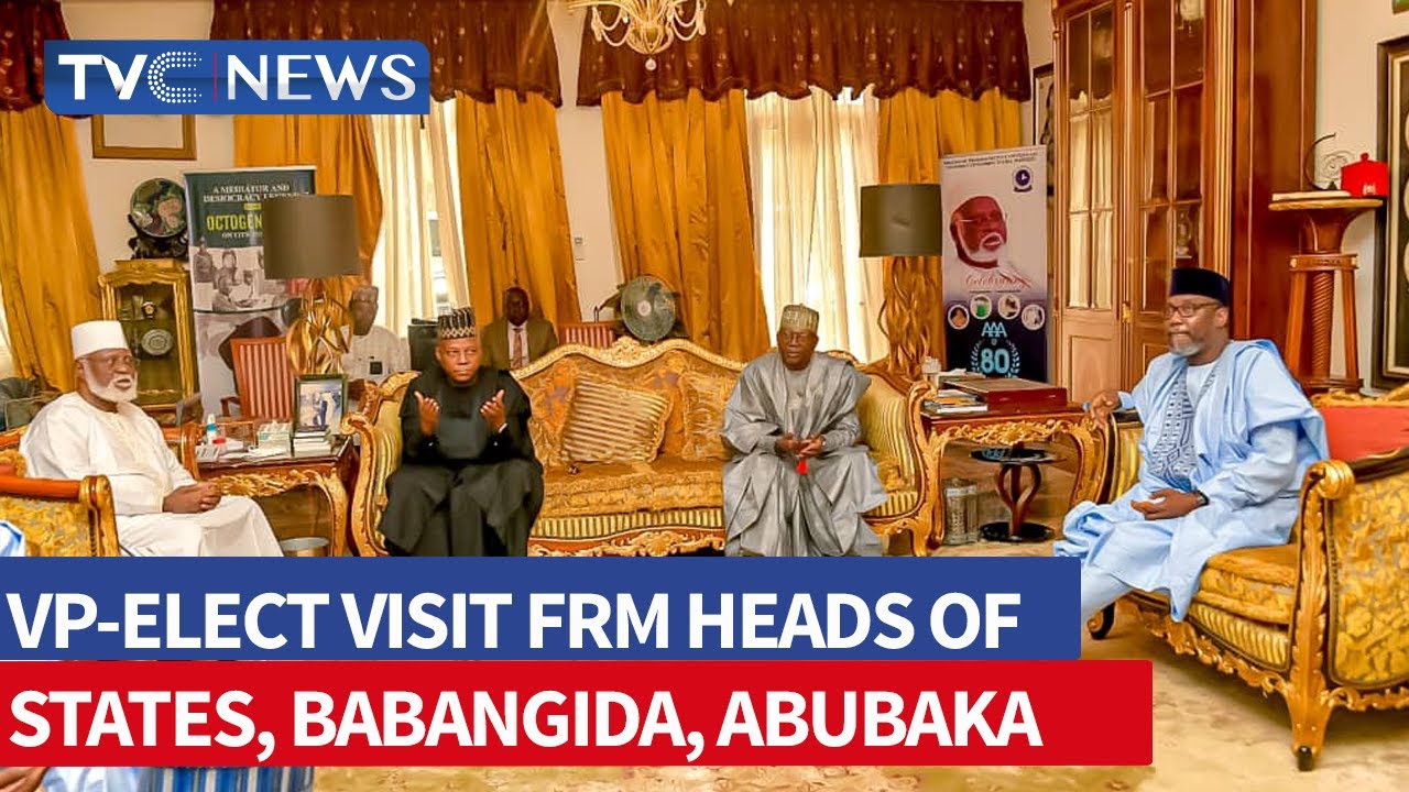 VIDEO: Kashim Shettima Visits Babangida, Abdulsalam Abubakar In Niger State - YouTube