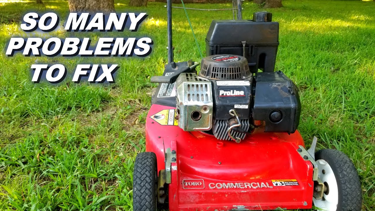Can we save this old Toro mower ? - YouTube