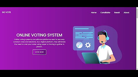 Online Voting System using Php & Mysql - YouTube