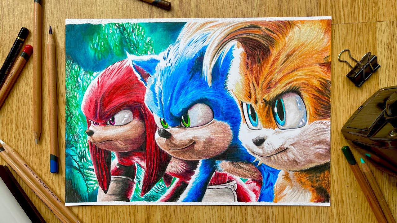 Drawing - TEAM SONIC - Sonic the Hedgehog - YouTube