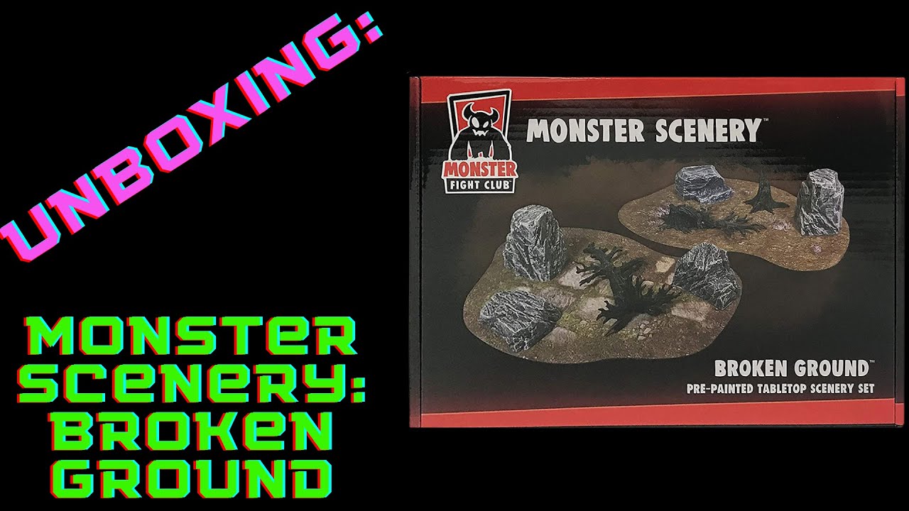 Unboxing Monster Scenery Broken Ground - YouTube