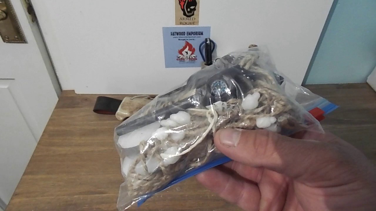 Bug out Bag fire kit - YouTube