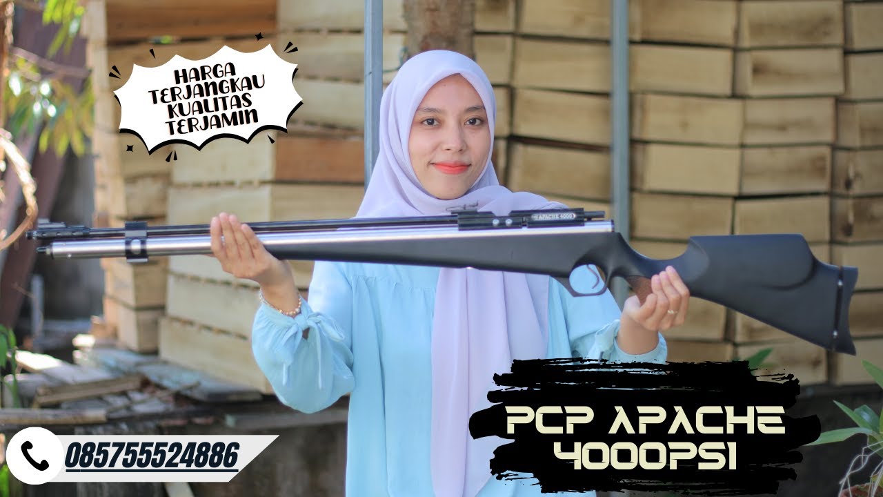 Senapan Angin PCP Apache 4000 PSI Varian Single Shoot | Rekomendasi ...