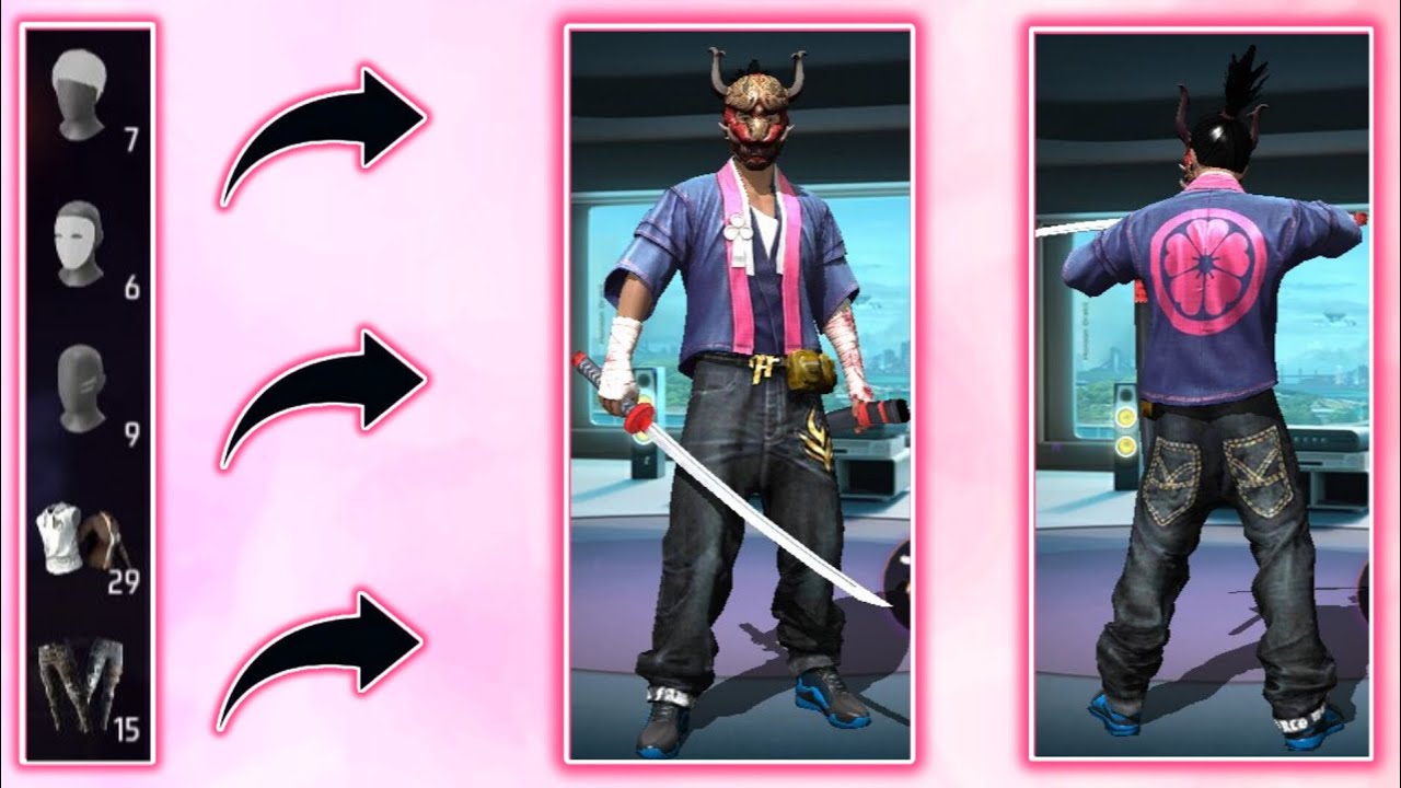 TEXTURA DEL TRAJE BUSHIDO COMBINADO FULL ROPA DE BOT"NO PEGA EN SUAVE ...