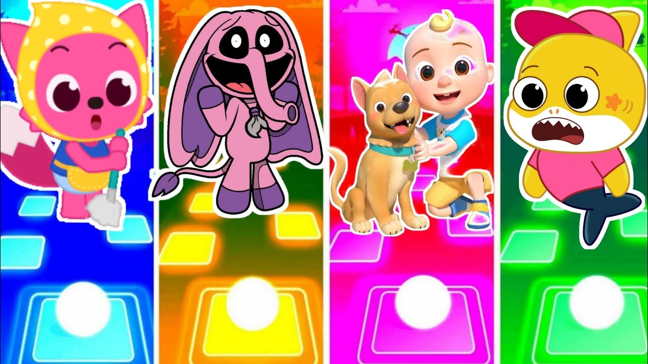 Pinkfong 🆚 poppy play time 🆚 coco melon 🆚Baby shark ♦who is best? - YouTube