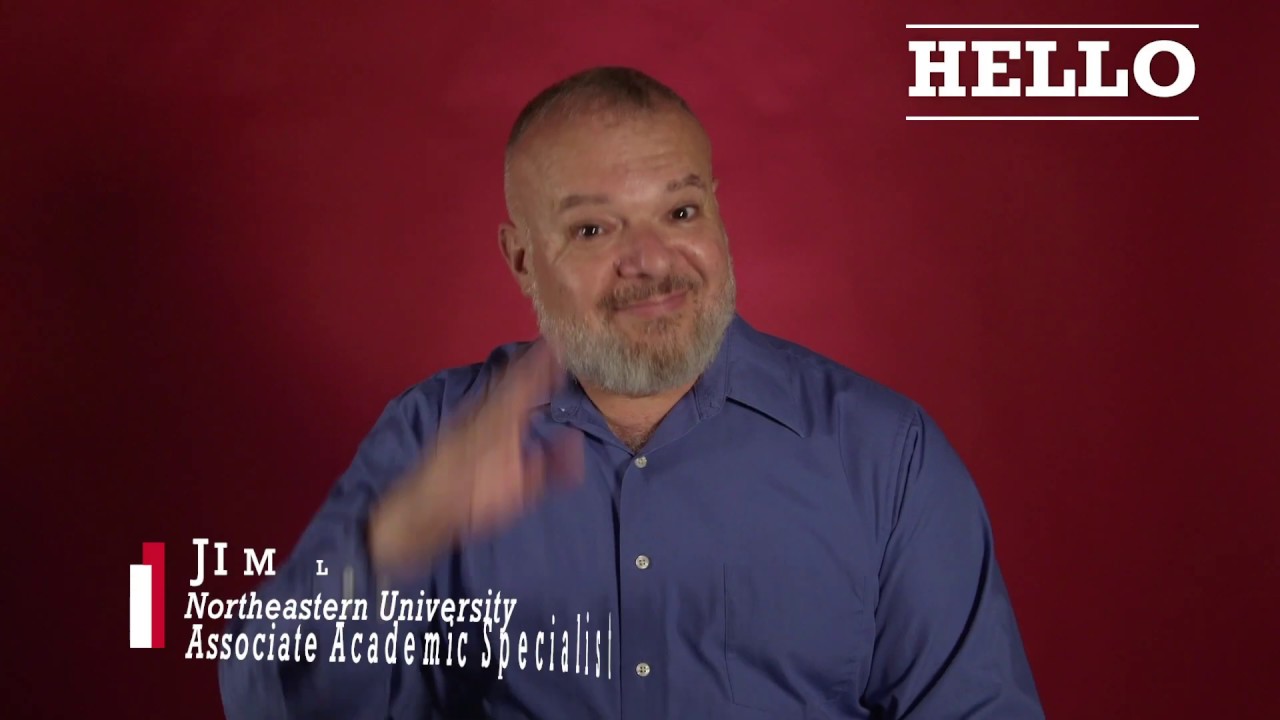 Learn American Sign Language with Northeastern - Part 1 - YouTube