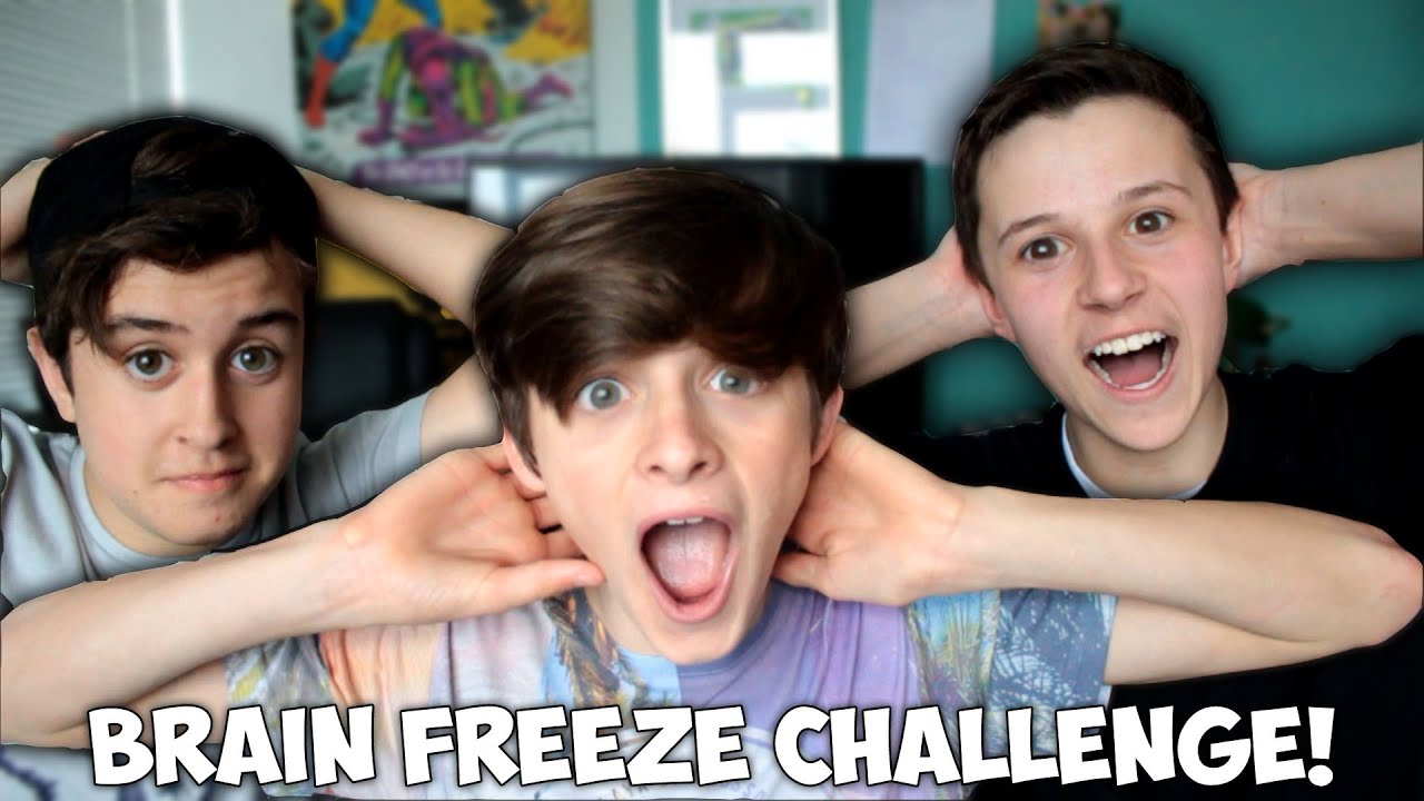 INSANE ICE CREAM BRAIN-FREEZE CHALLENGE! (With Josh Brice) - YouTube