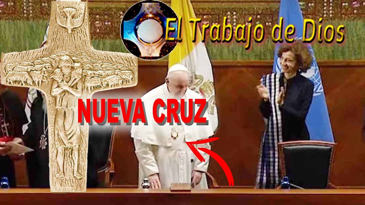 Bergoglio cambia su cruz masónica pagana 👉🏻 Monseñor también - Visión ...