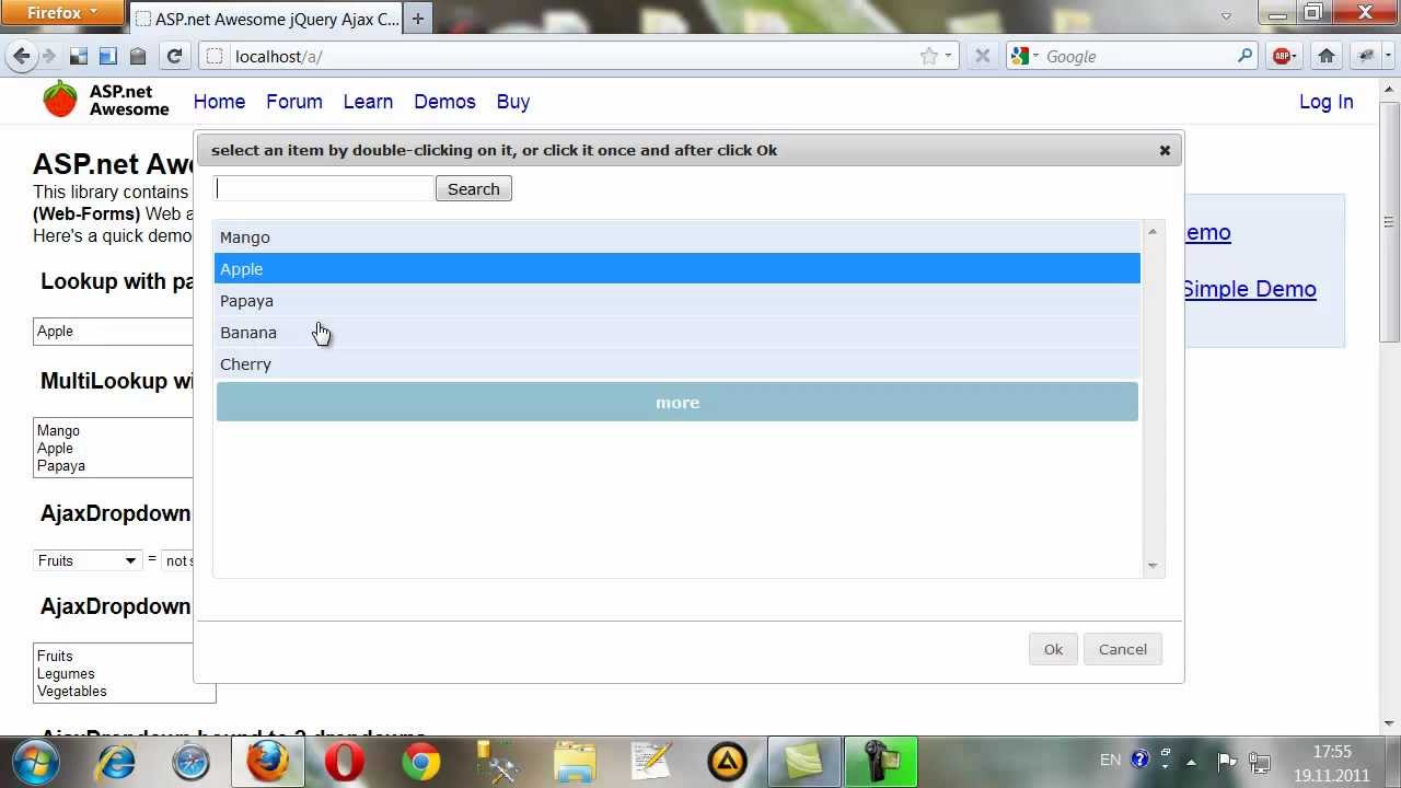 Awesome Jquery Ajax Controls Quick Demo Video Youtube