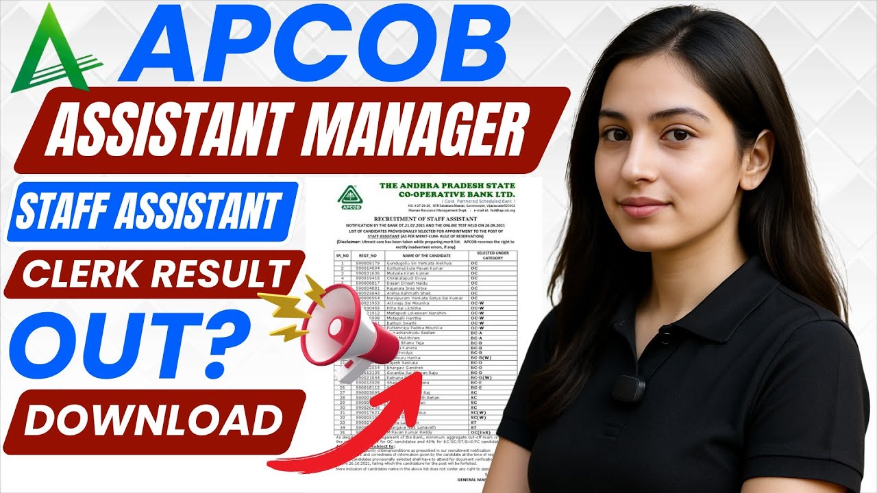 apcob result 2025 | apcob assistant manager result | apcob staff ...