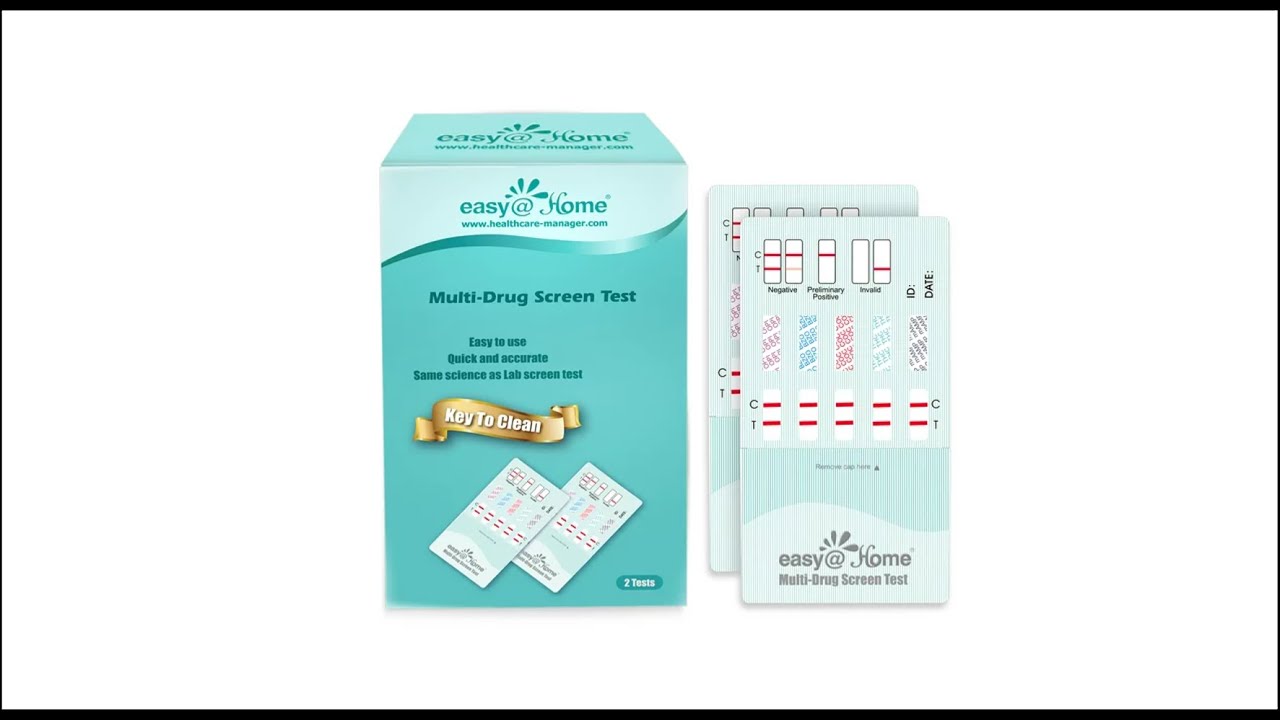 Easy@Home - 10 Panel Home Drug Test - YouTube