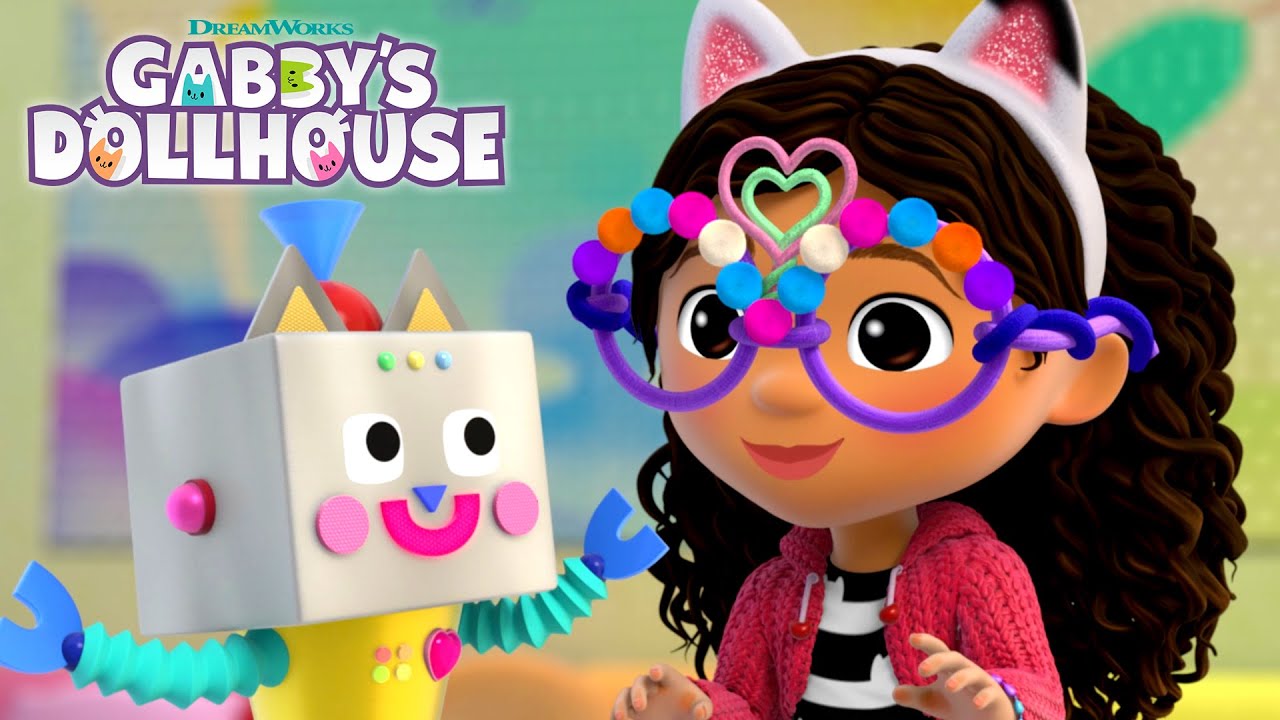 Robot Kitties in the Dollhouse??? 🤖🙀 | GABBY'S DOLLHOUSE | Netflix ...