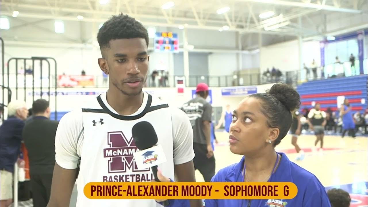 DMV Hoop Session Interviews McNamara's Prince Alexander Moody - YouTube