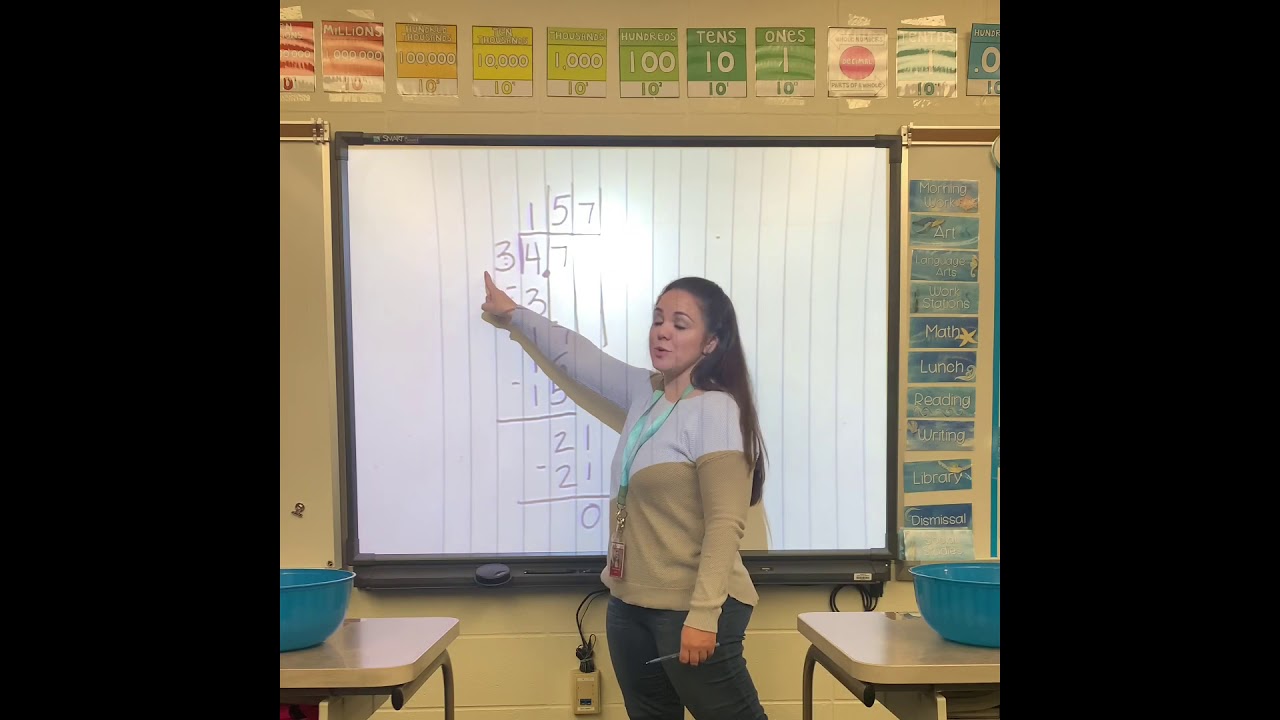 Divide decimal and whole numbers Envision 6.3 - YouTube