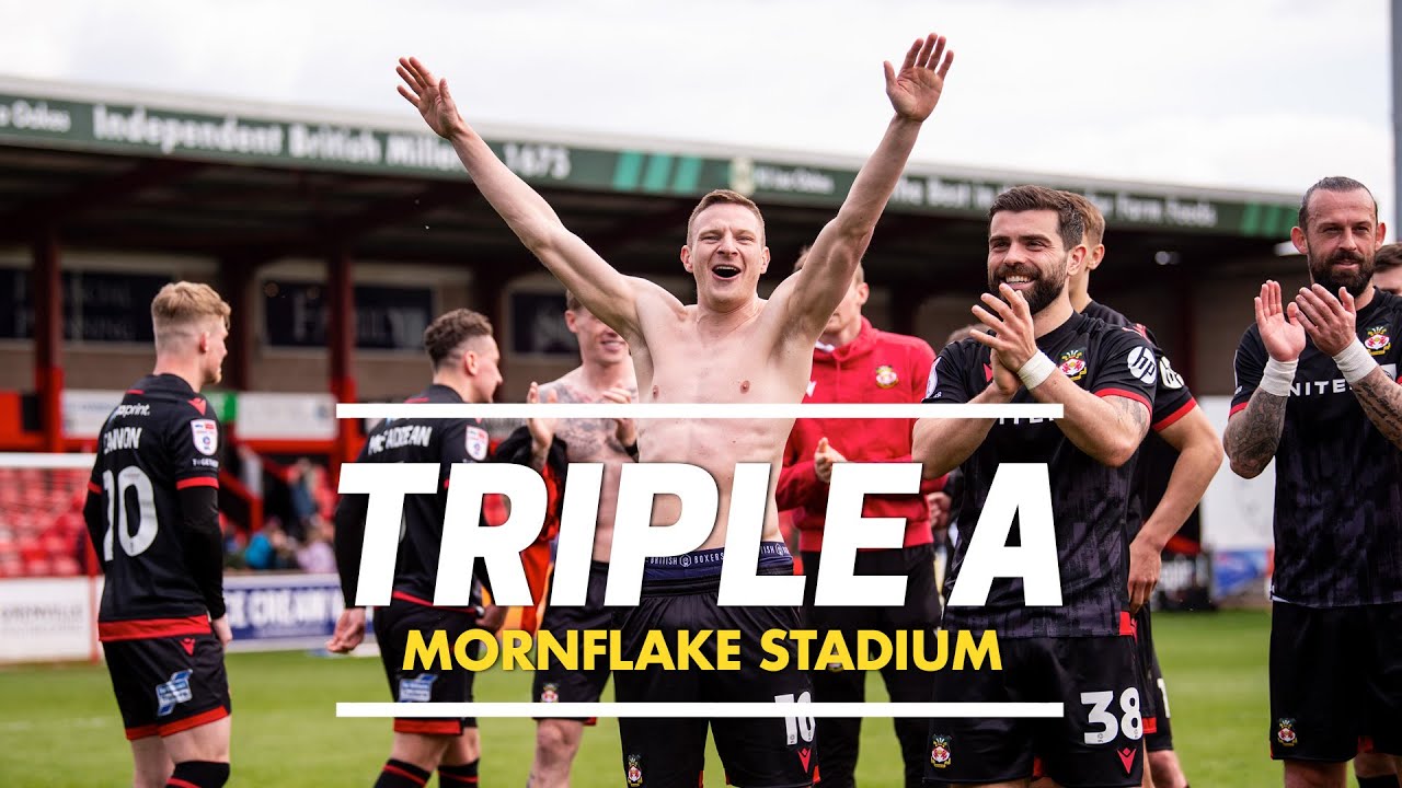TRIPLE A | Crewe Alexandra vs Wrexham AFC - YouTube