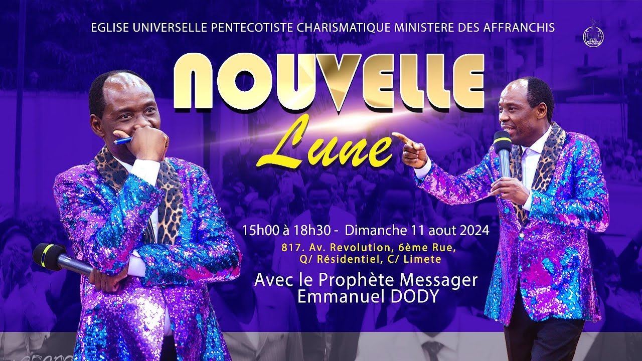 NOUVELLE LUNE DU DIMANCHE 11 / 08 / 2024 - YouTube