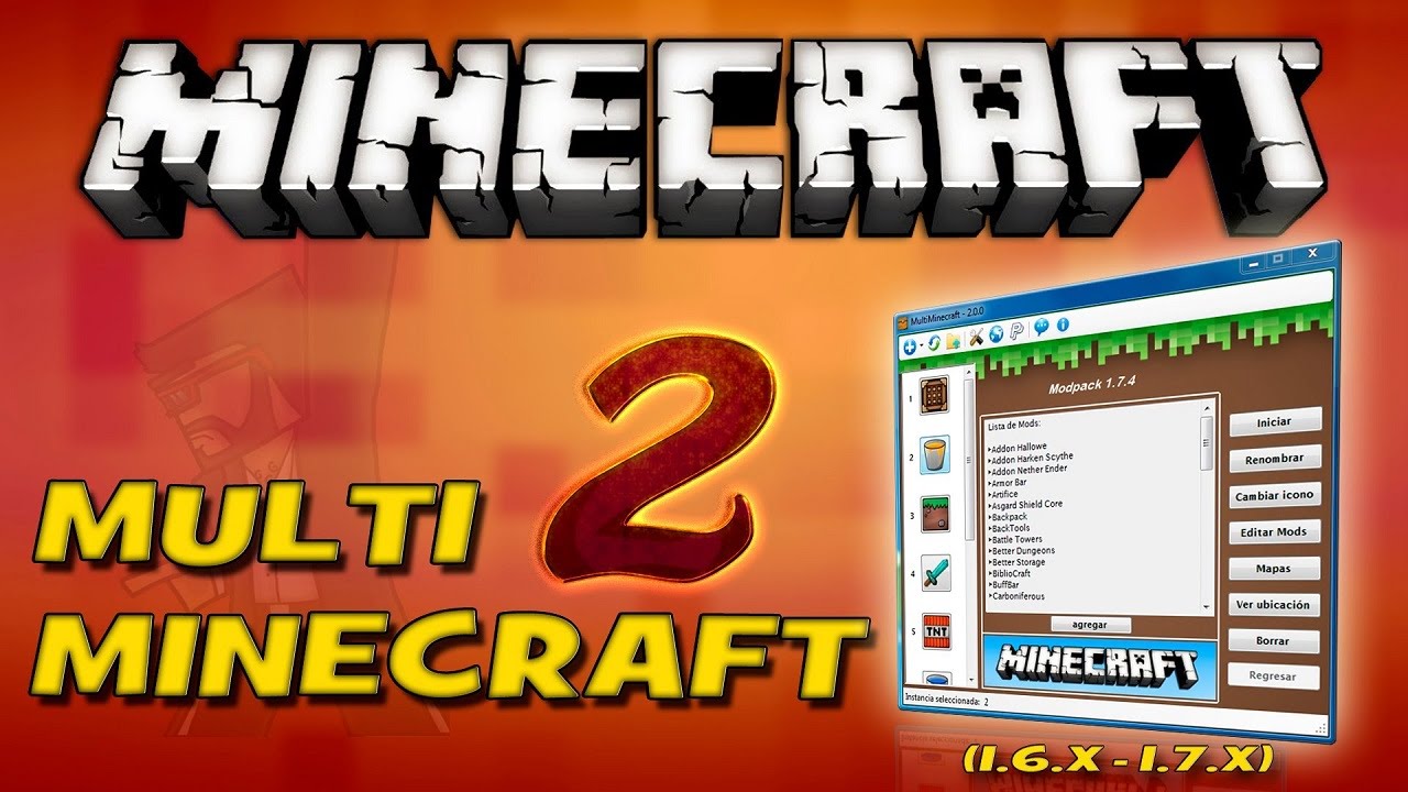 Como utilizar MultiMinecraft. - YouTube
