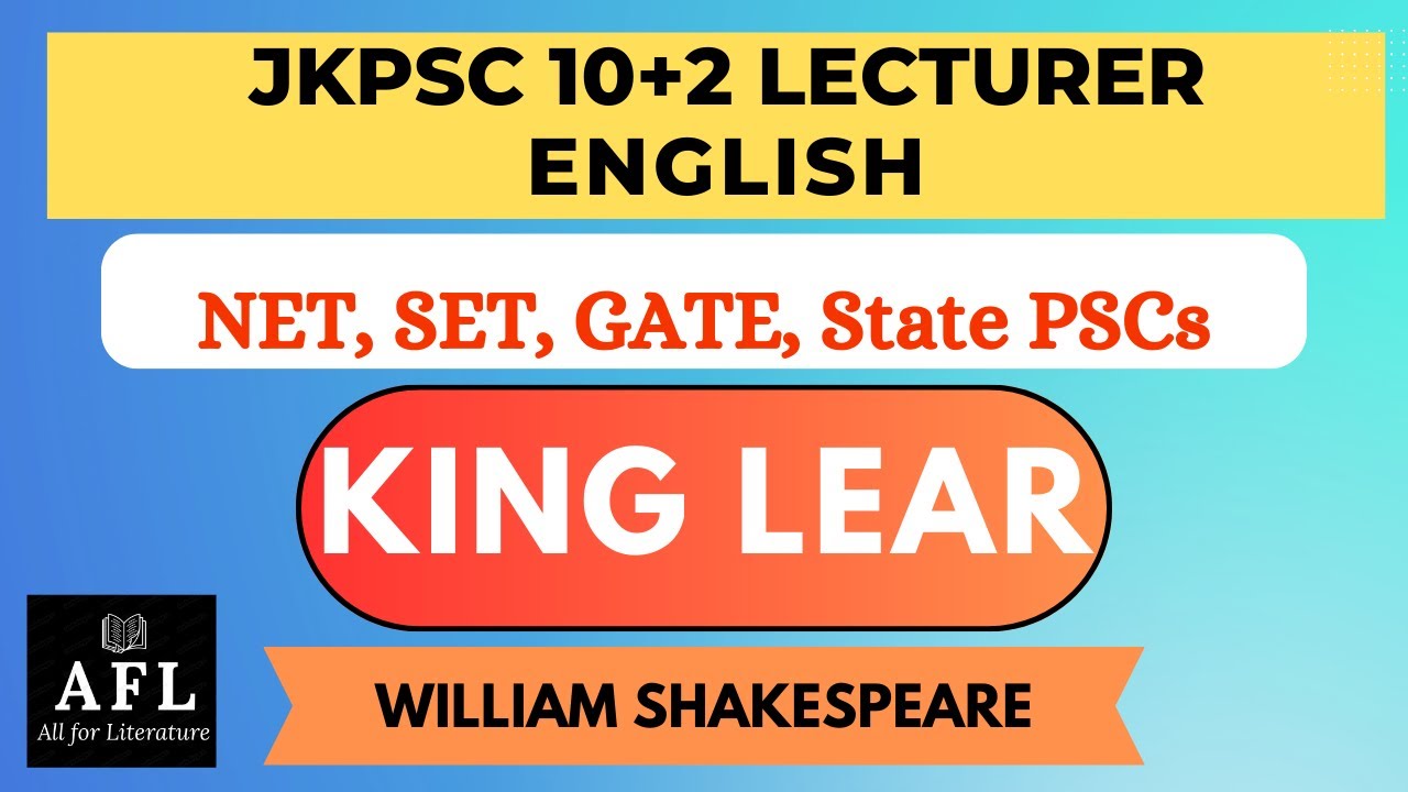 King Lear by William Shakespeare || easy and detailed explanation ...